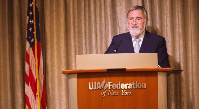 Rabbi Sacks speaks about The Jerusalem Unity Prize | Video | The Rabbi ...