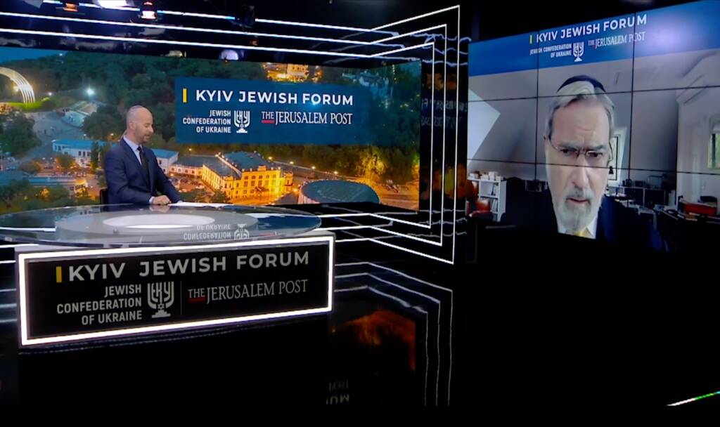 Interview at the Kyiv Jewish Forum | Video | The Rabbi Sacks Legacy