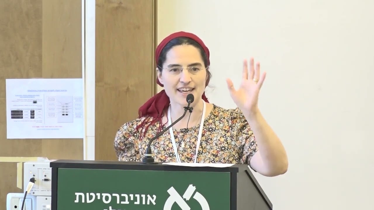 Jessica Sacks' Lecture at the Bar-Ilan Conference | Video | Rabbi Sacks ...