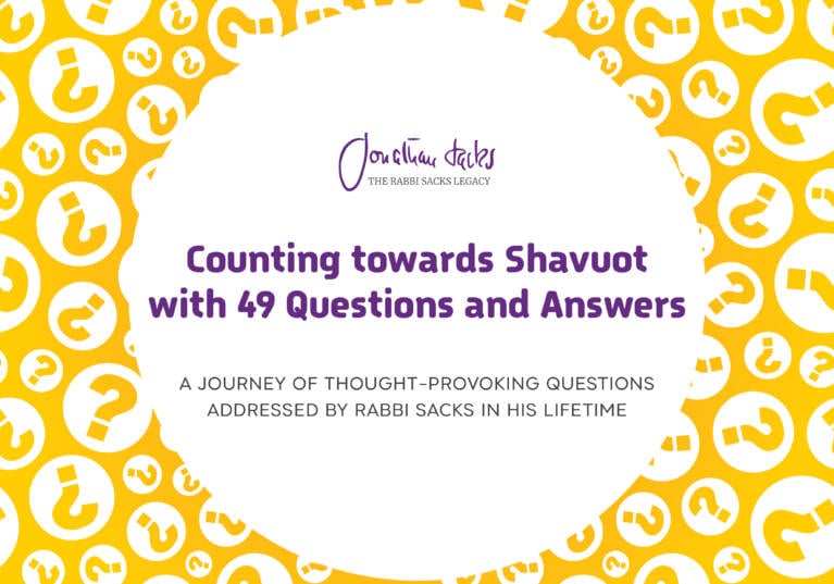 Counting Towards Shavuot: Daily Omer Questions & Answers