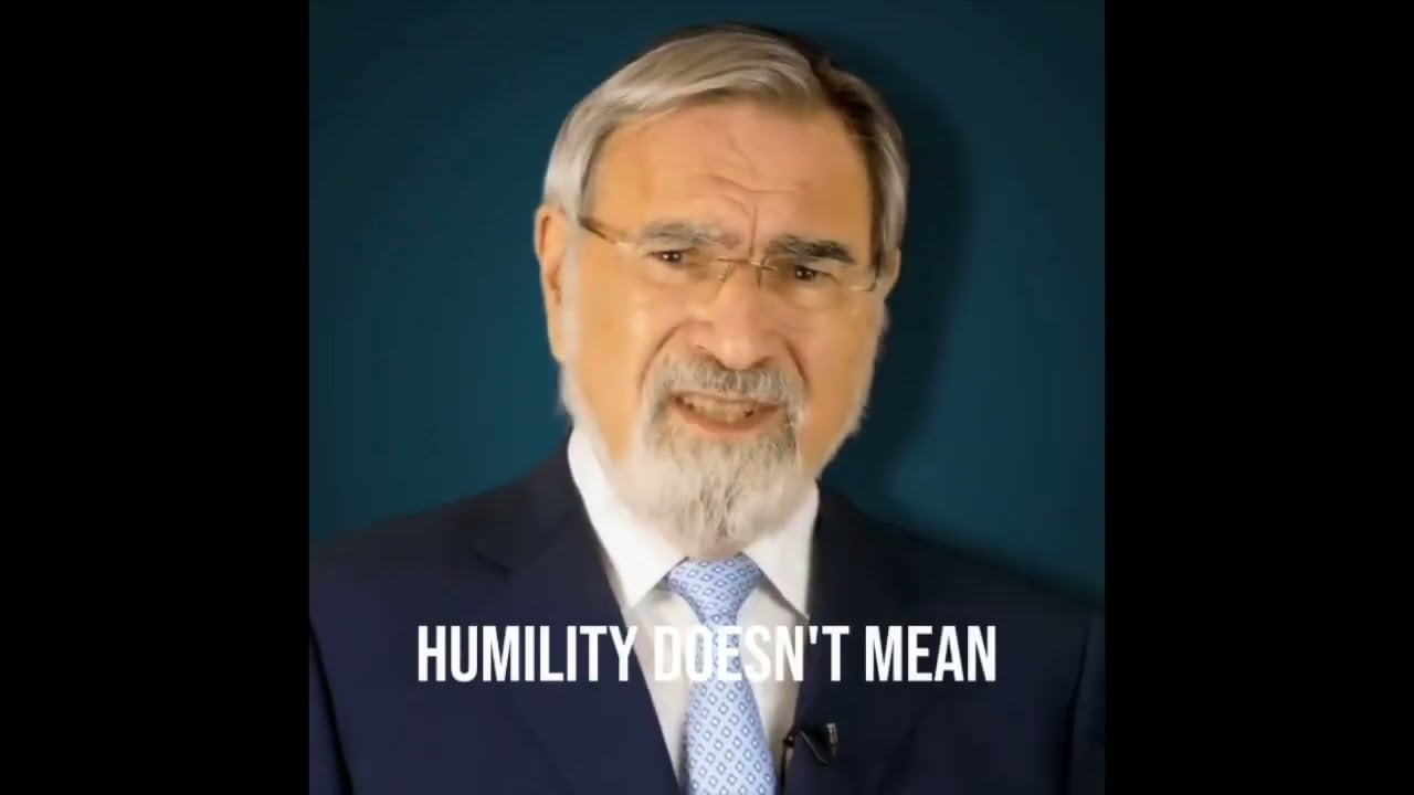 What is Humility? | Video | The Rabbi Sacks Legacy
