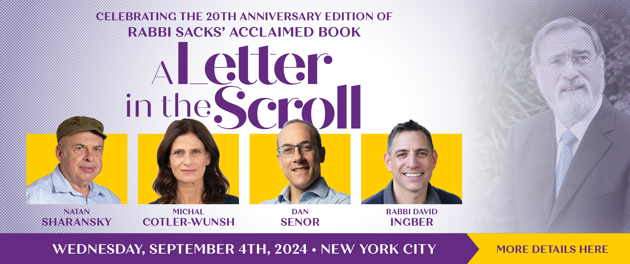 Rabbi Lord Jonathan Sacks | הרב יונתן זקס | Official Website