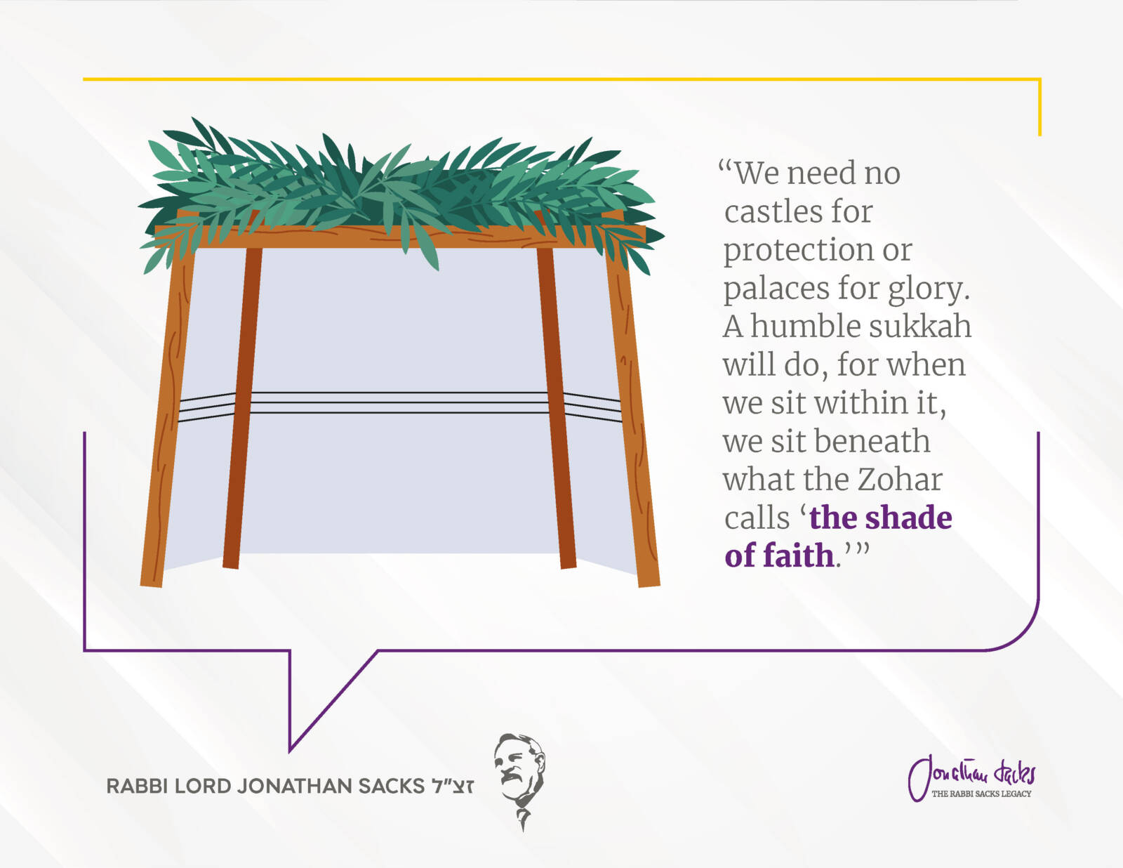 Succah Posters | The Rabbi Sacks Legacy