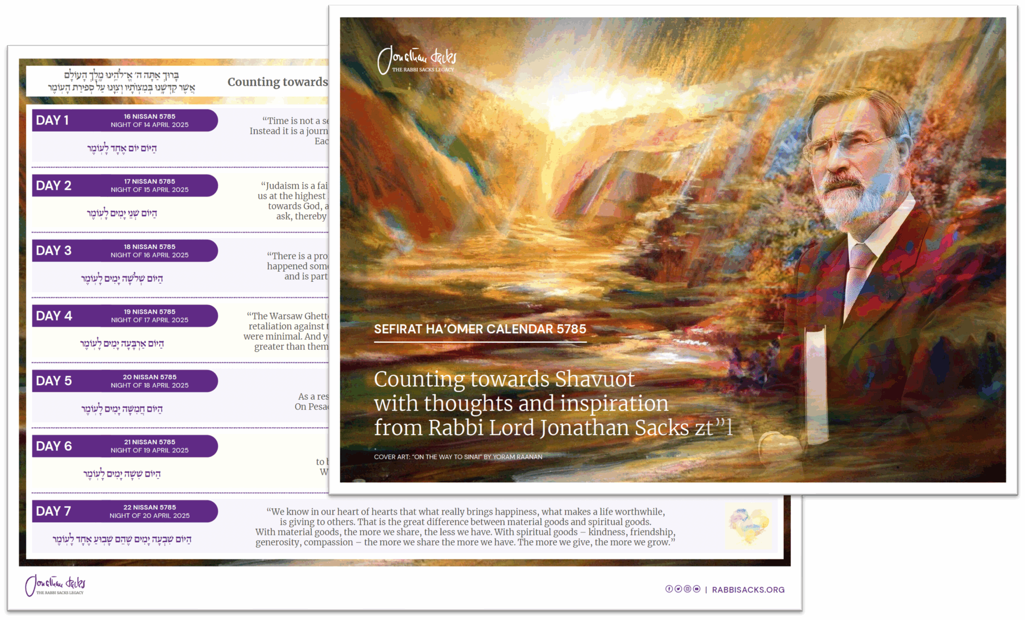 Rabbi Lord Jonathan Sacks | הרב יונתן זקס | Official Website