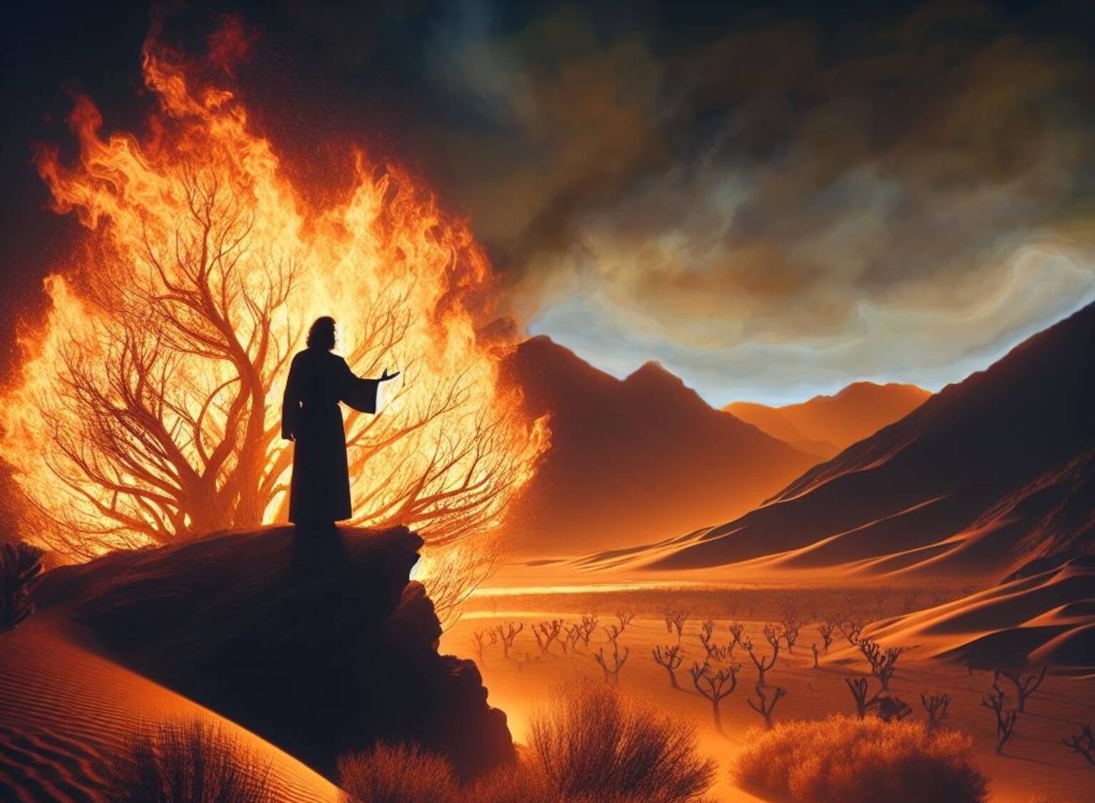 Moshe: A Human Being, a Burning Bush | Vezot Habracha | Covenant ...