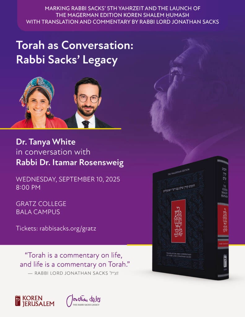 Torah as Conversation: Rabbi Sacks’ Legacy | The Rabbi Sacks Legacy